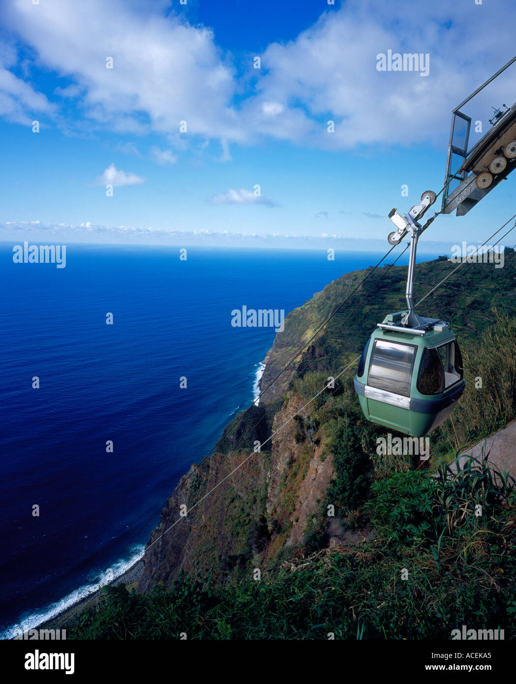 Teleferico at Quebrada Nova Ponta do Tristao Madeira Portugal Europe ...