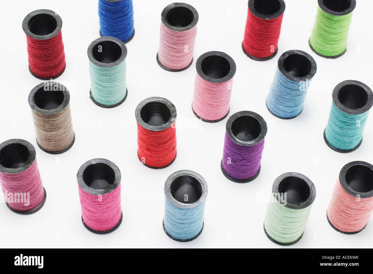 Spools of Thread Stock Photo - Alamy