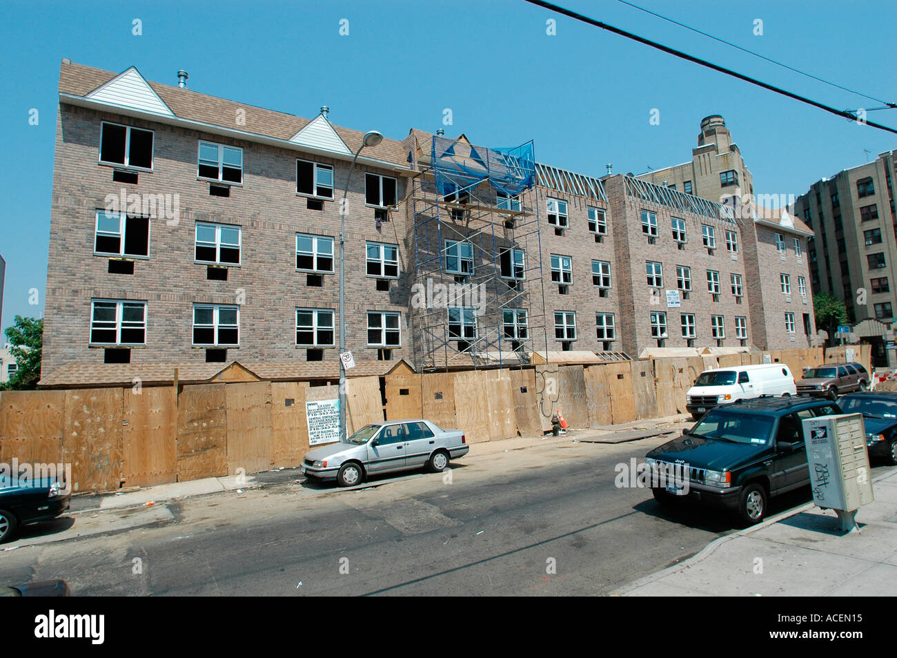 Housing construction in the Bronx New York City Stock Photo - Alamy
