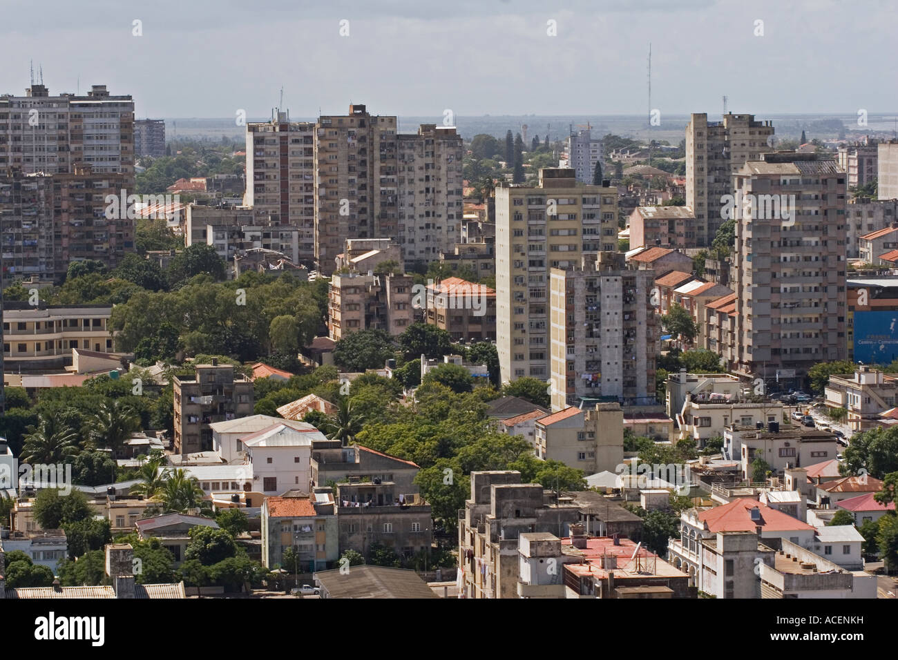 Semi aerial view central maputo hi-res stock photography and images - Alamy