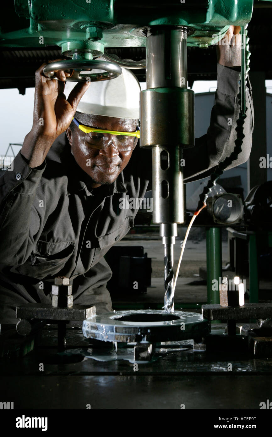 Drilling flange to be used in ball mill pipework of gold mine ...