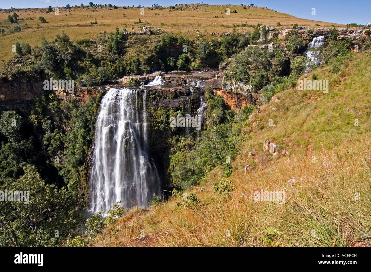 Lisbon Falls near Graskop, Eastern Transvaal, South Africa Stock Photo ...