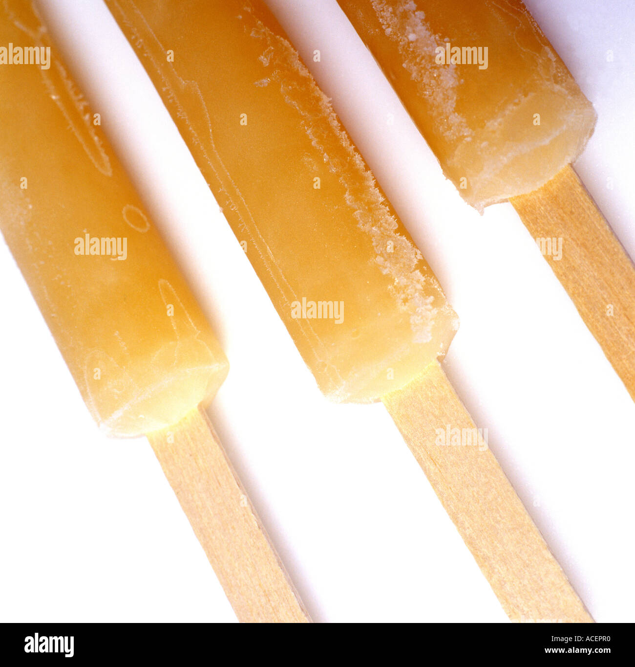 orange ice lolly Stock Photo - Alamy