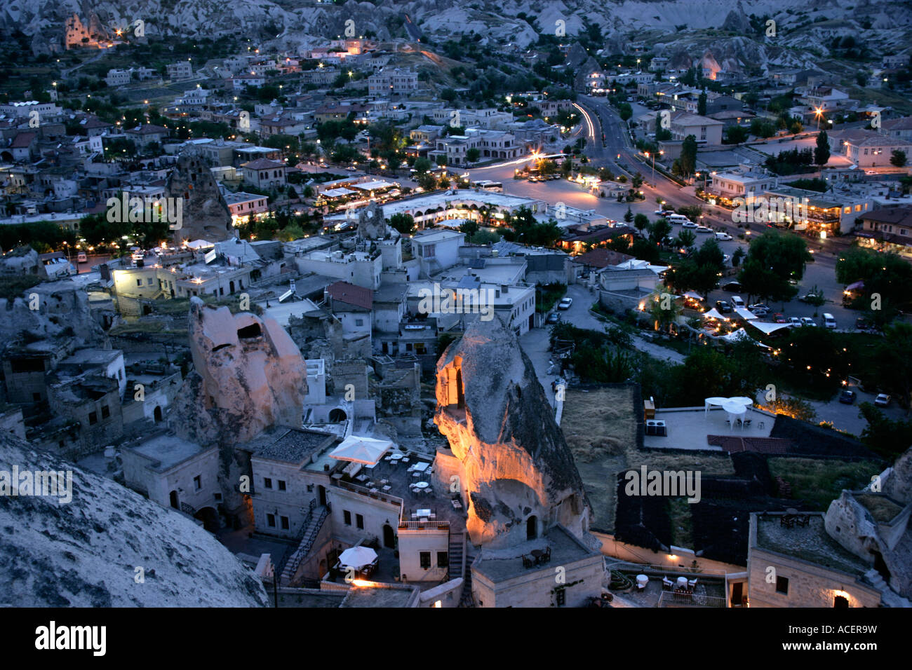 Night goreme village lights hi-res stock photography and images - Alamy
