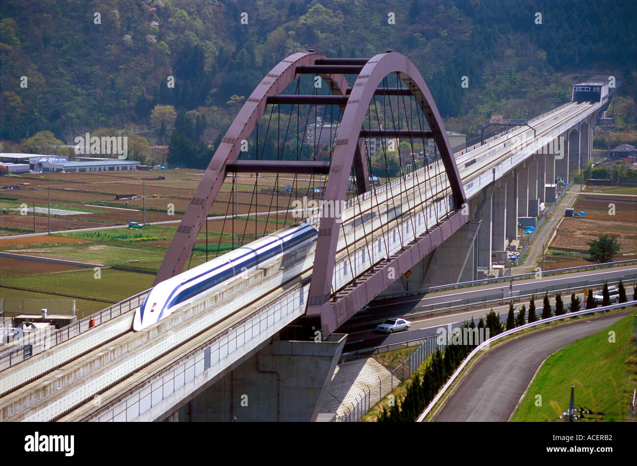 Jr maglev train hi-res stock photography and images - Alamy