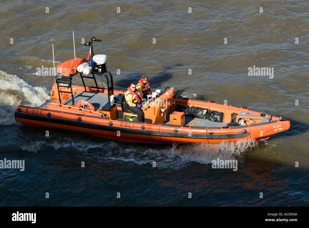 RNLI cruising the River Thames in London Stock Photo - Alamy