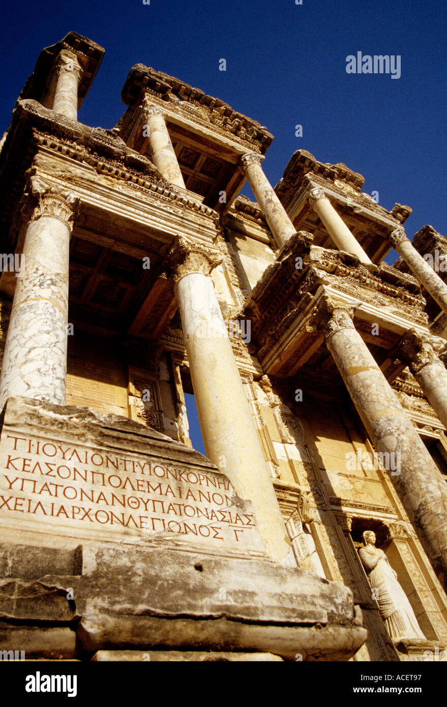Ephesus Turkey Library of Celsus Stock Photo - Alamy