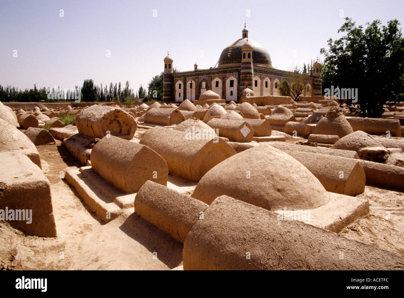 Kashgar Kashi Xinjiang China Cemetary at Abakh Hoja Mosque Xiangfu Mu ...