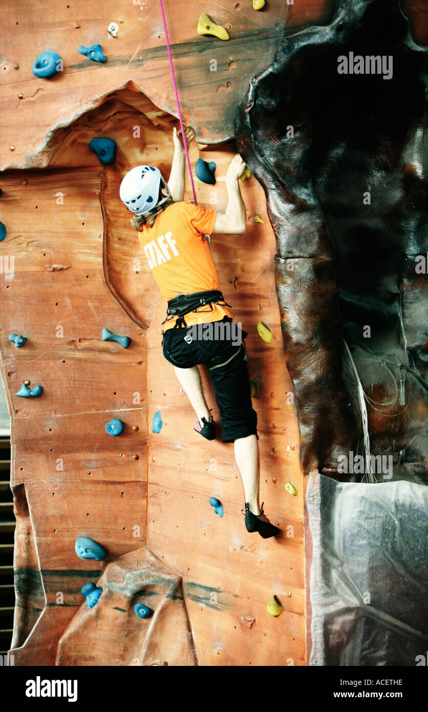 Rock climbing inside uk hi-res stock photography and images - Alamy