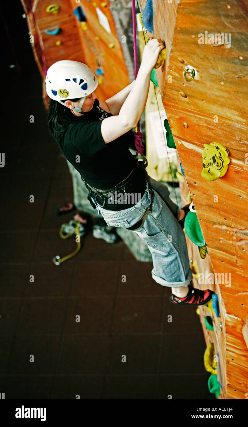 English female climber hi-res stock photography and images - Alamy