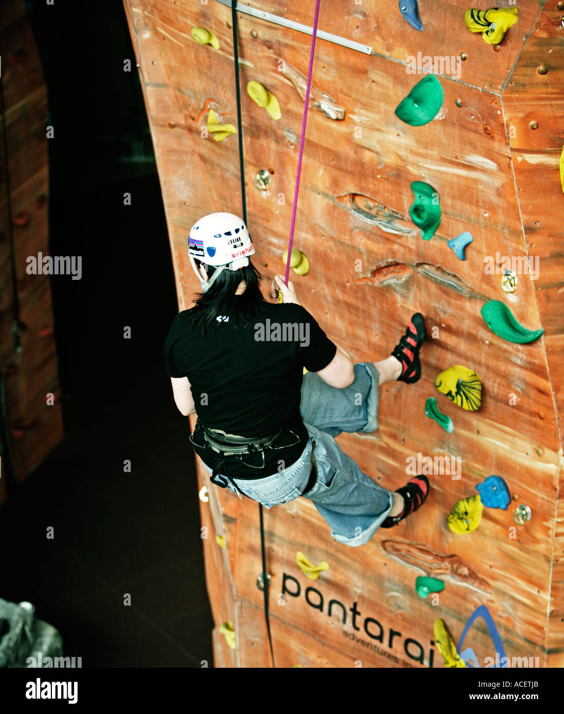 English female climber hi-res stock photography and images - Alamy
