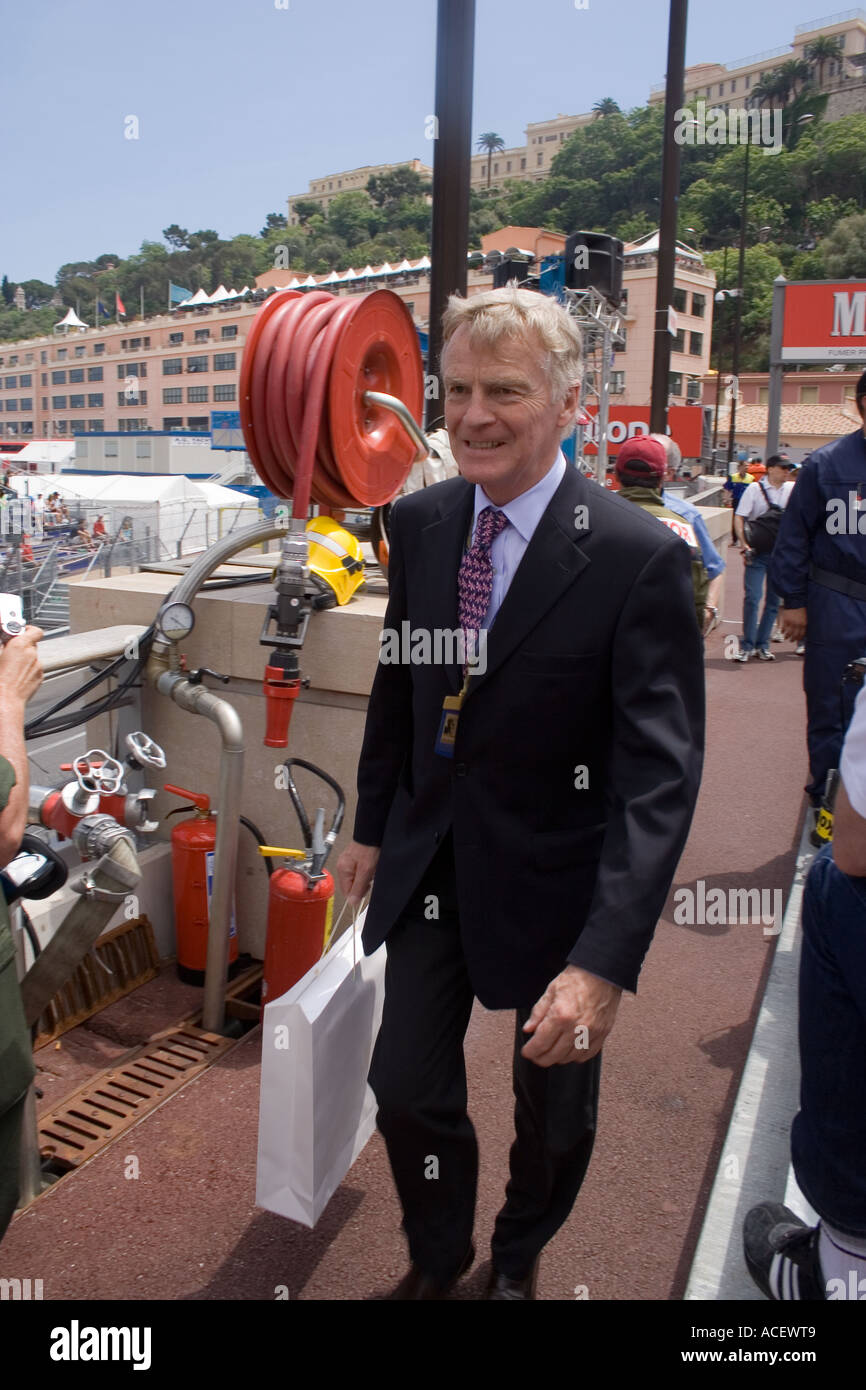 Max Mosley president of FIA Stock Photo - Alamy