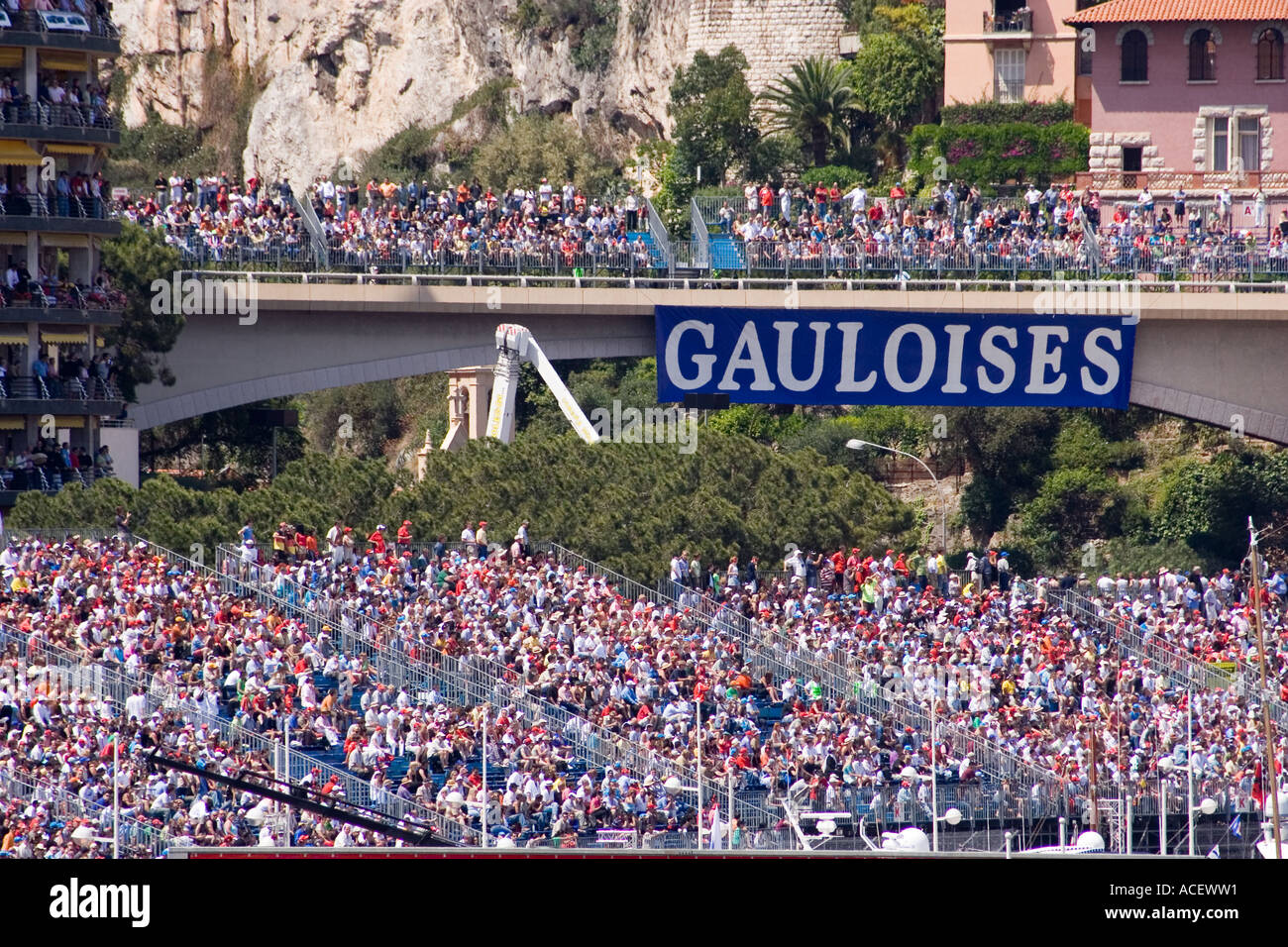 Monaco crowd monaco grand prix hi-res stock photography and images - Alamy