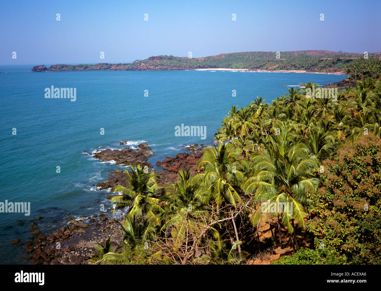 India Goa Cabo de Rama coastline Stock Photo - Alamy