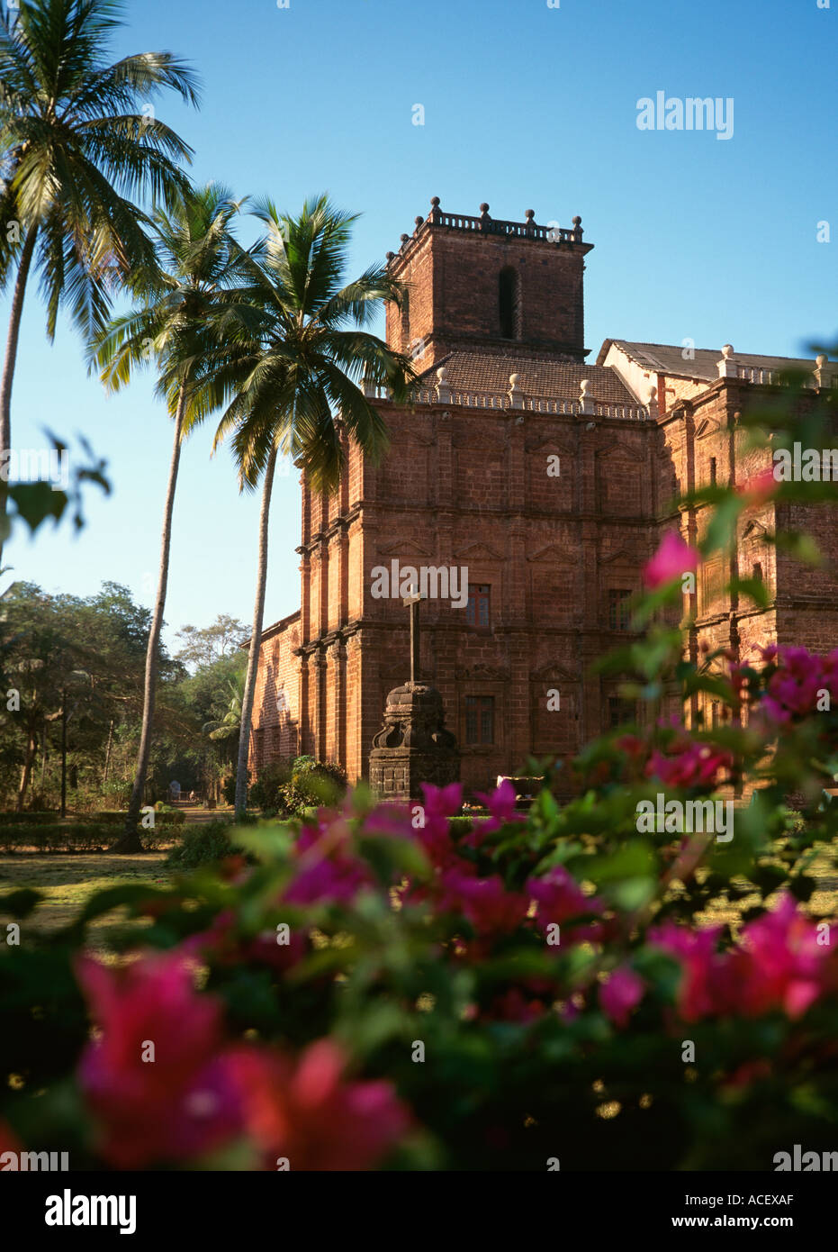 India Goa Old Goa Basilica of Bom Jesus Stock Photo - Alamy