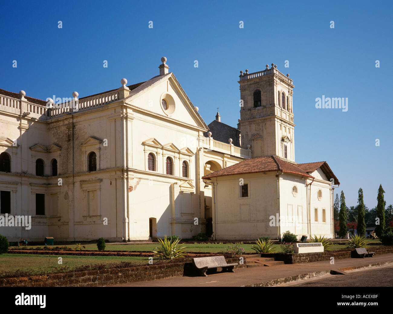 India Goa Old Goa Se Cathedral Stock Photo - Alamy