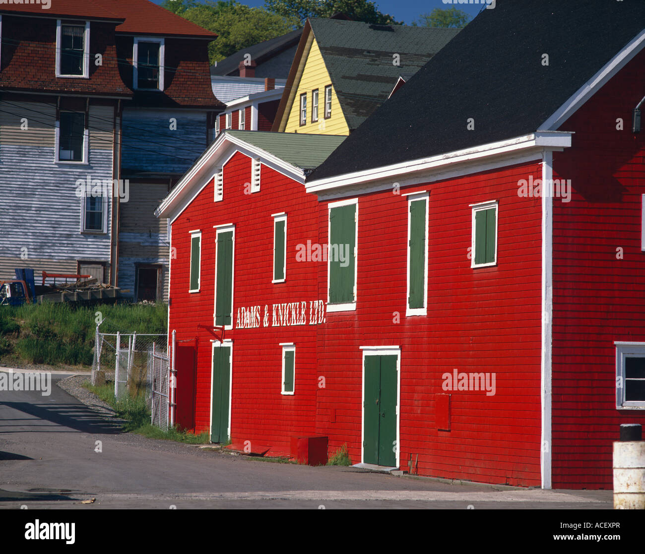 Adams Knickle ltd red building Stock Photo - Alamy