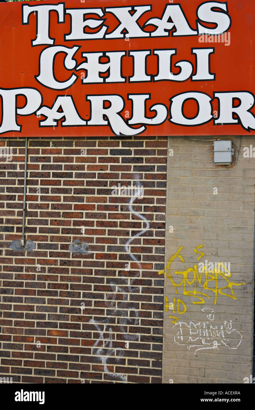 Texas chili parlor hi-res stock photography and images - Alamy