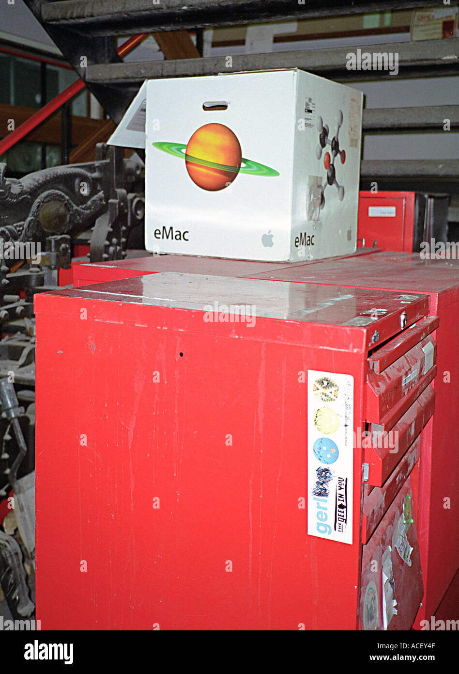 Computer box in college Stock Photo - Alamy