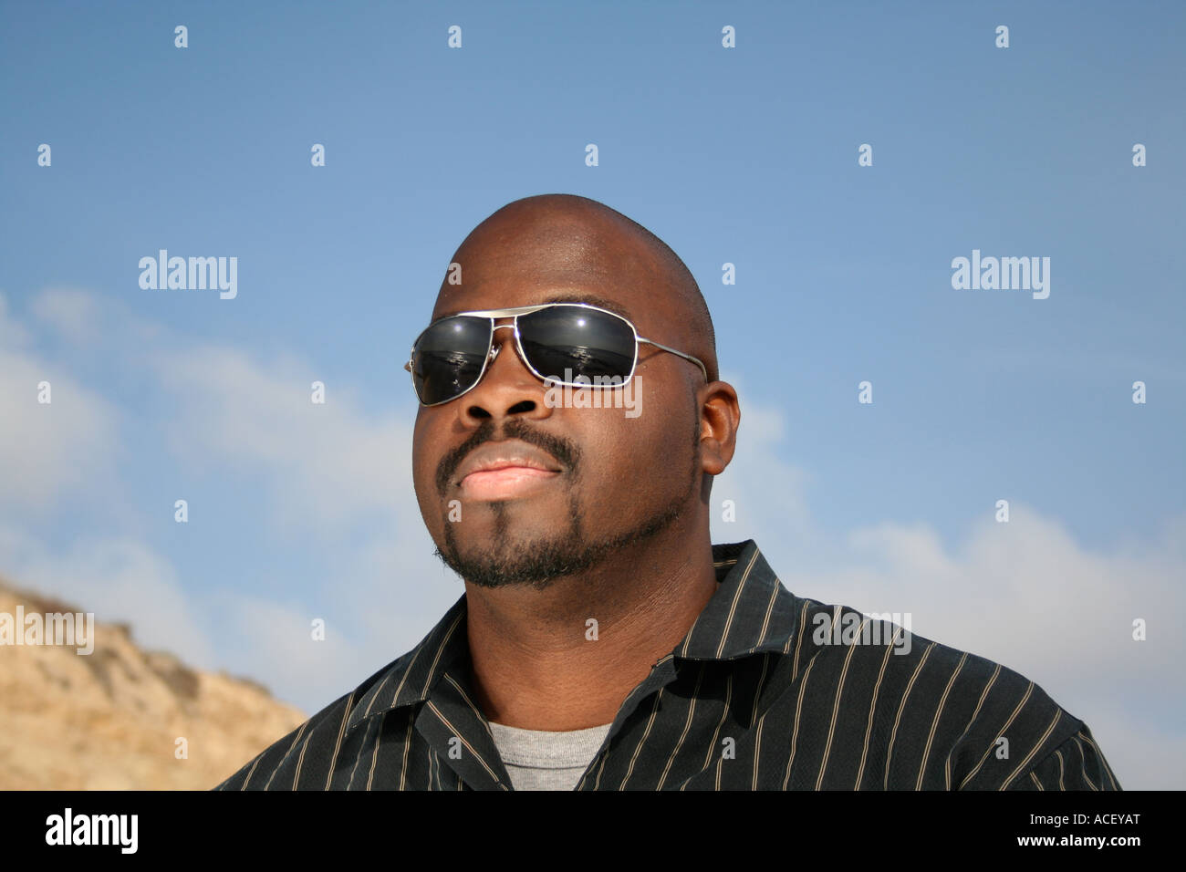 cool shade man Stock Photo - Alamy