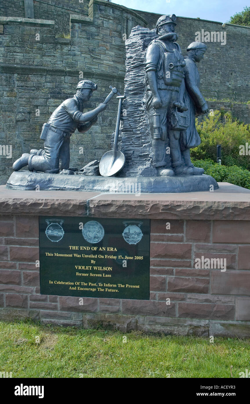Coal Mining Monument Stock Photo - Alamy