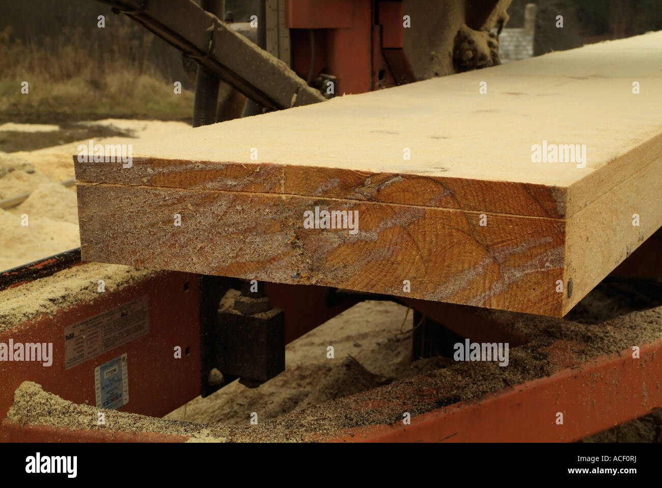 milled plank of wood Stock Photo - Alamy