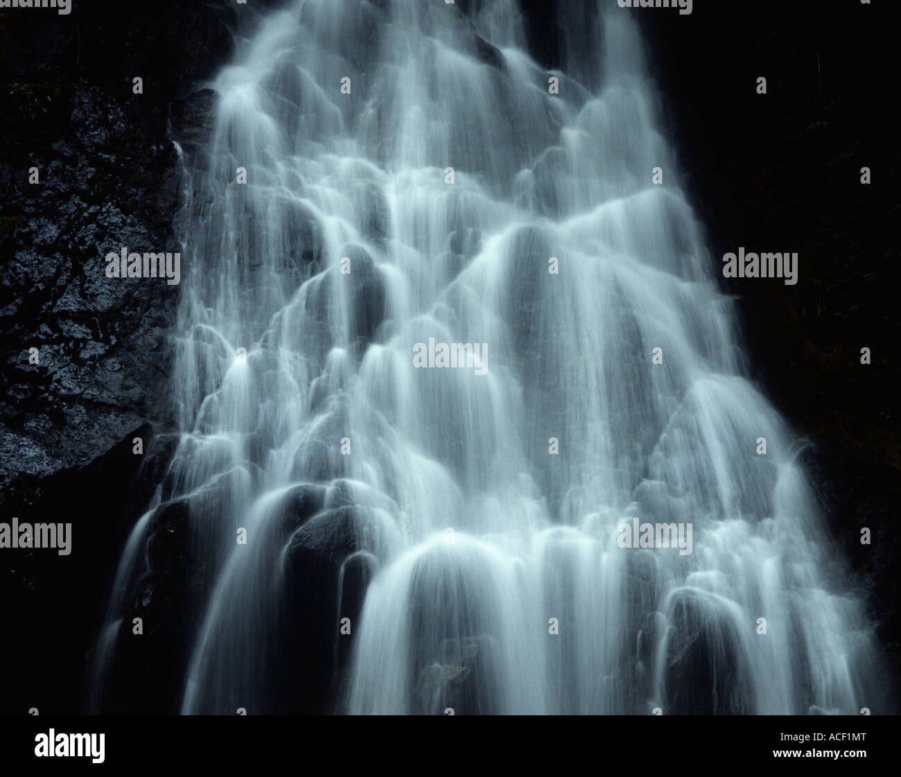 Waterfall british columbia bc canada Stock Photo - Alamy