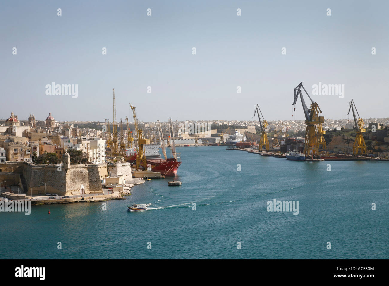 Shipyard in Grand Harbour, Valletta, Malta Stock Photo - Alamy