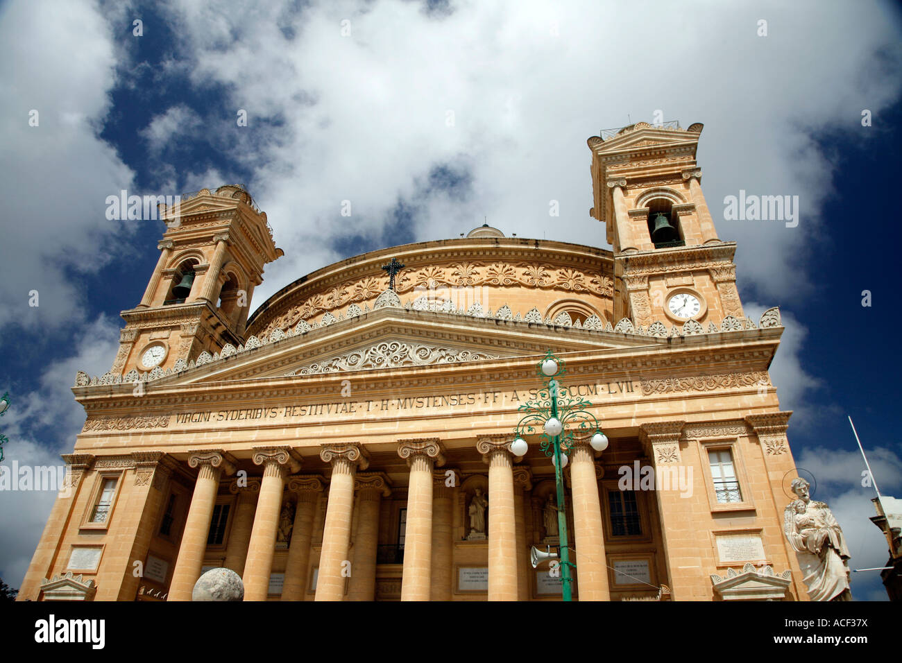 Church of St Mary in Mosta, Malta Stock Photo - Alamy