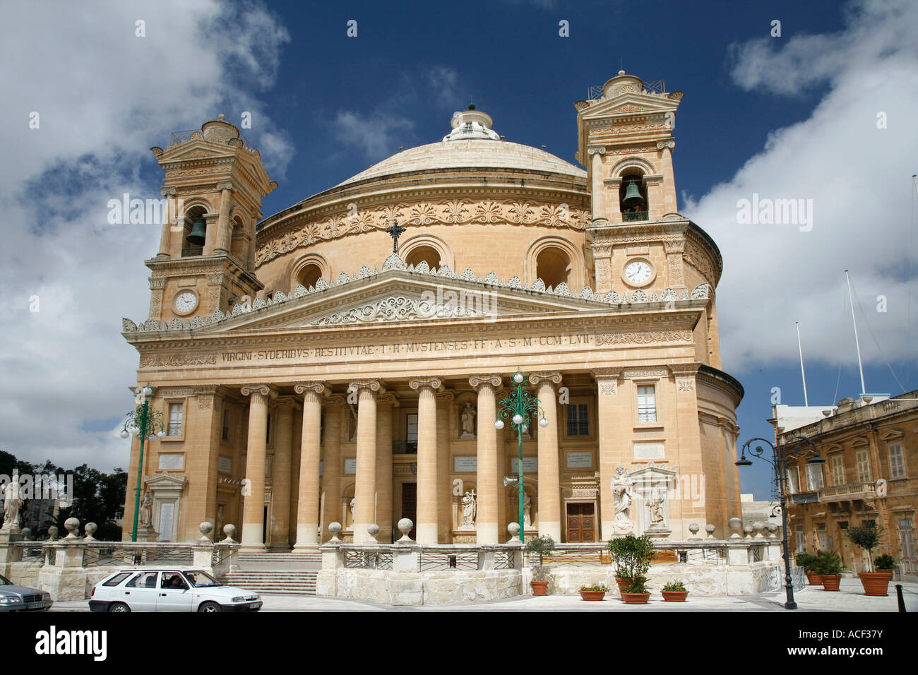 Church of St Mary in Mosta, Malta Stock Photo - Alamy