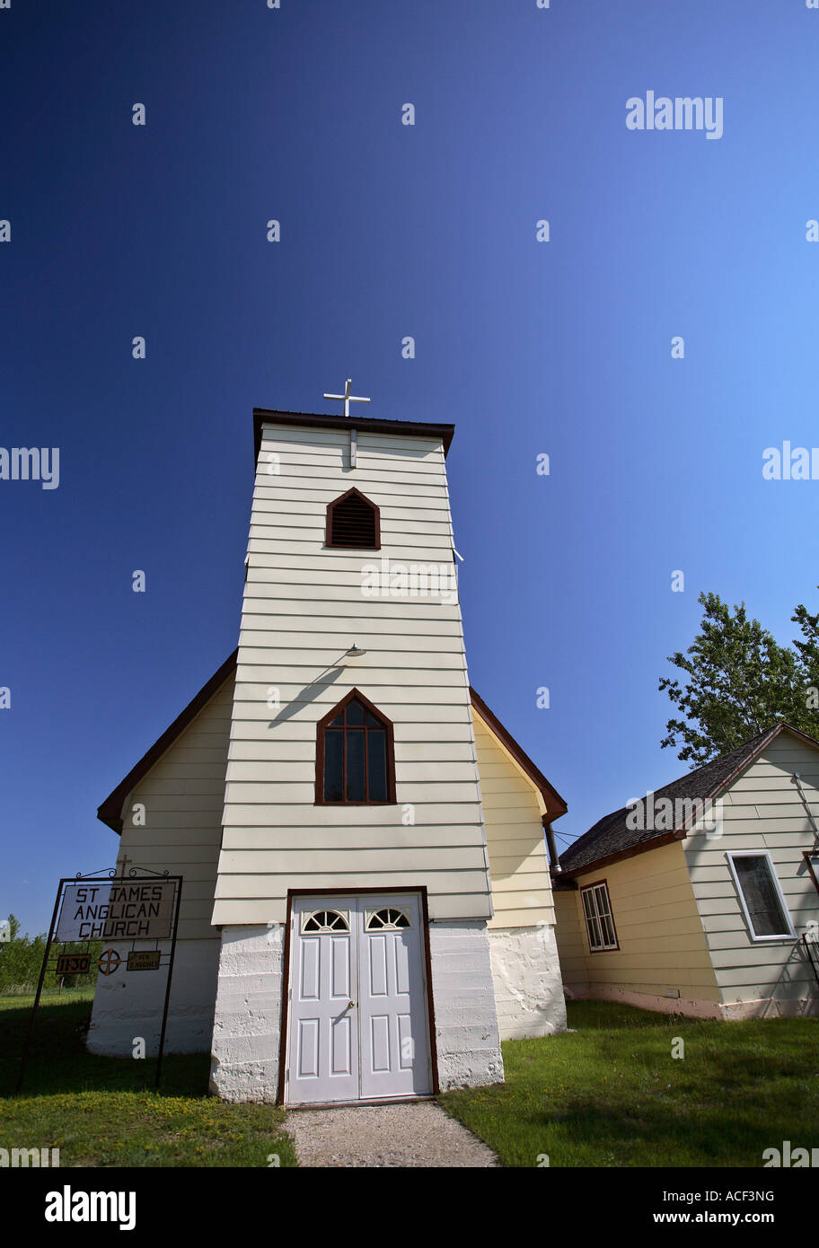 a small country church in scenic Saskatchewan Stock Photo - Alamy