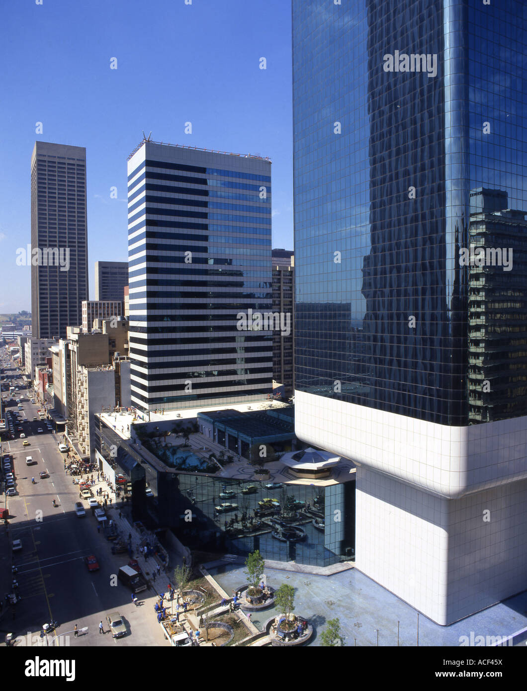 Three high rise buildings in Johannesburg City center Johannesburg ...