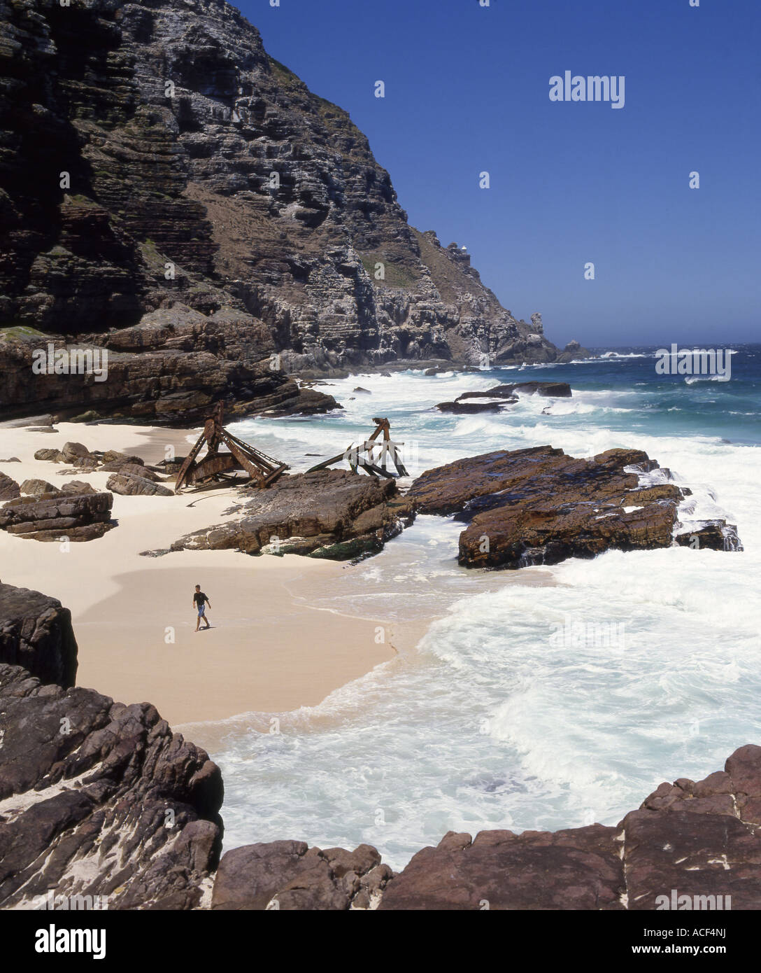 Cape Point with Lighthouse + Shipwreck Cape Town, Western Cape Province ...