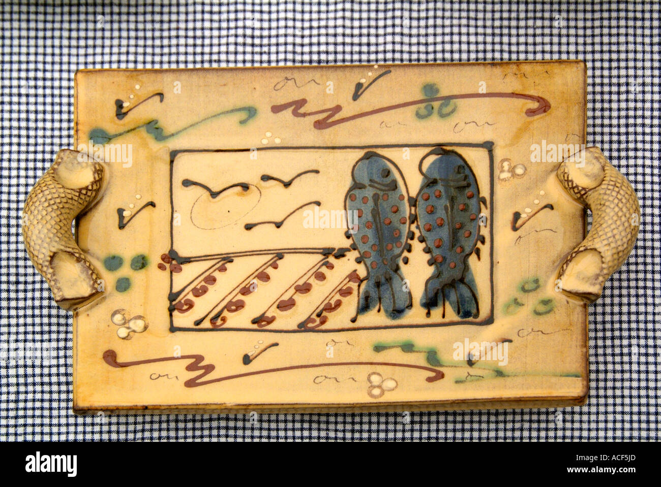 cheese board server plate pottery ornament object de art sea free hand ...