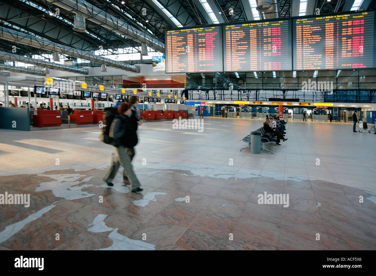 CZECH REPUBLIC PRAGUE RUZYNE AIRPORT NEW TERMINAL NORTH Stock Photo - Alamy