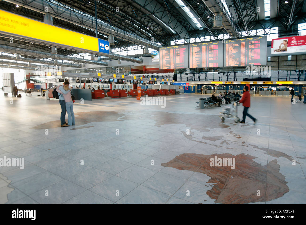 CZECH REPUBLIC PRAGUE RUZYNE AIRPORT NEW TERMINAL NORTH Stock Photo - Alamy
