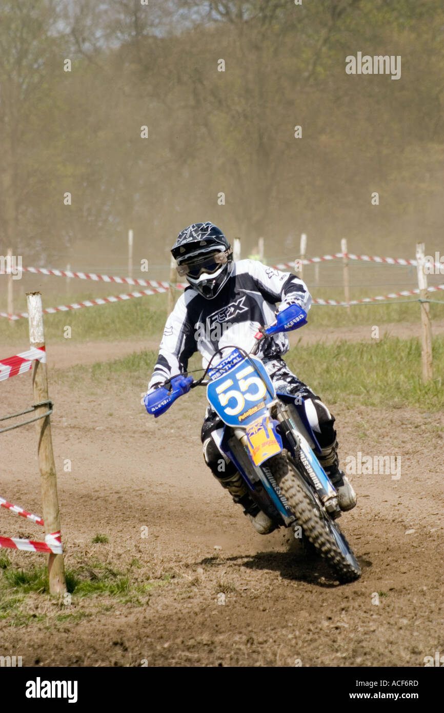Motocross riders during race Stock Photo - Alamy
