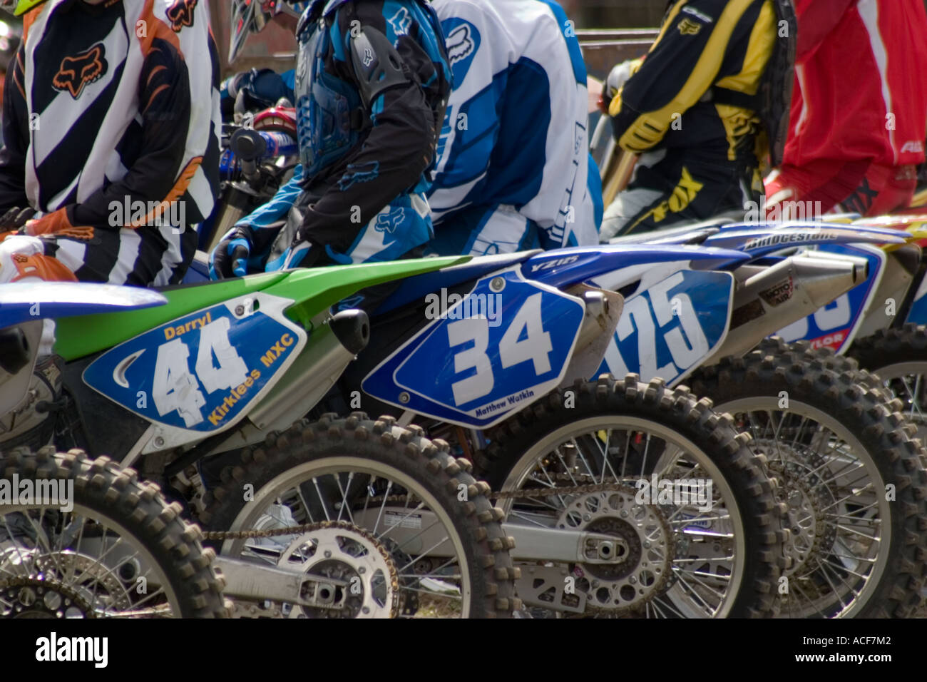 Racing bikes lined up hi-res stock photography and images - Alamy