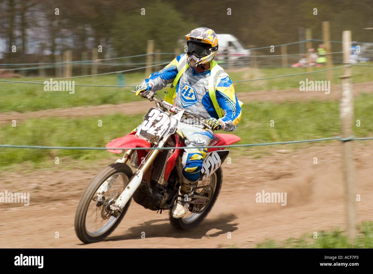 Motocross riders during race Stock Photo - Alamy