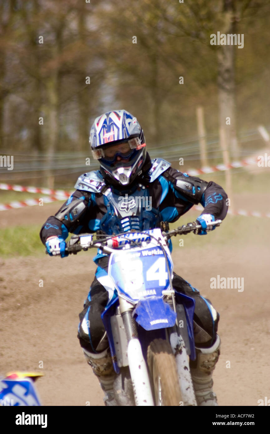 Motocross riders during race Stock Photo - Alamy