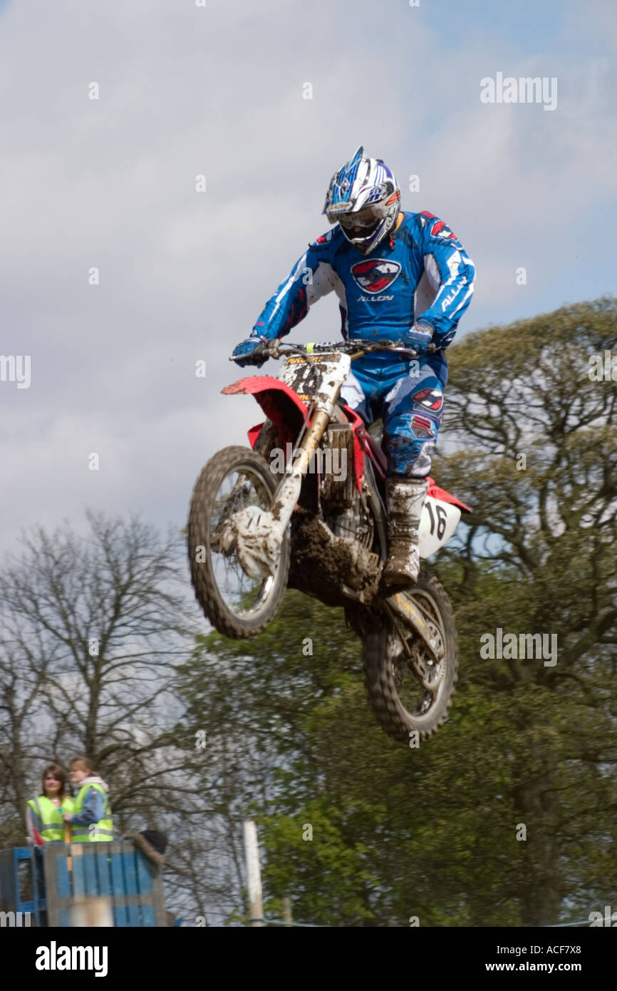 Motorcycle jump helmet ramp hi-res stock photography and images - Alamy