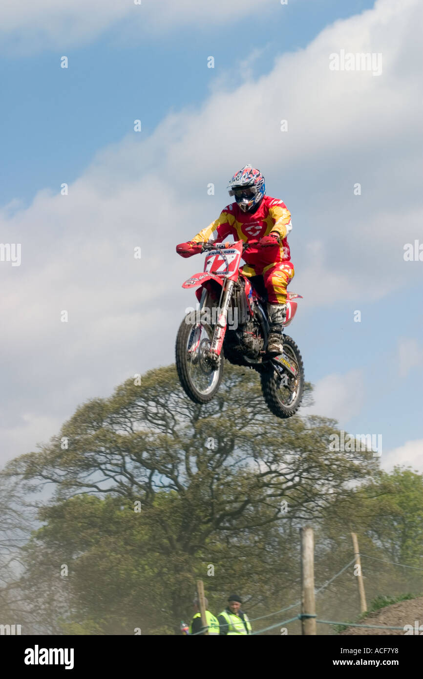 Motorcycle jump helmet ramp hi-res stock photography and images - Alamy