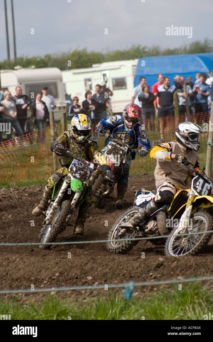 Off road motorbike extreme cornering hi-res stock photography and ...