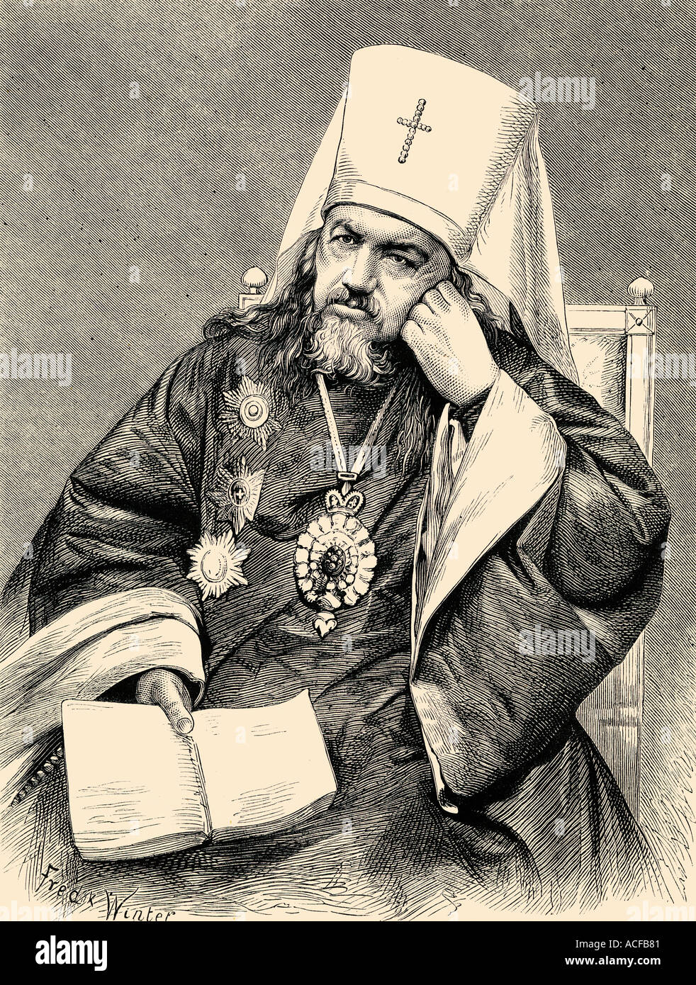 Russian history priest history historical archive archival hi-res stock ...