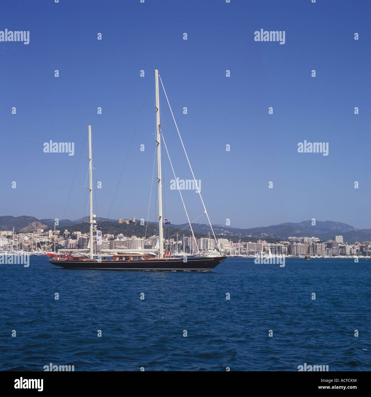 Superyacht Cup Palma 2007 - Super Sailing Yacht Hamilton II ( 35.7 mtrs ...