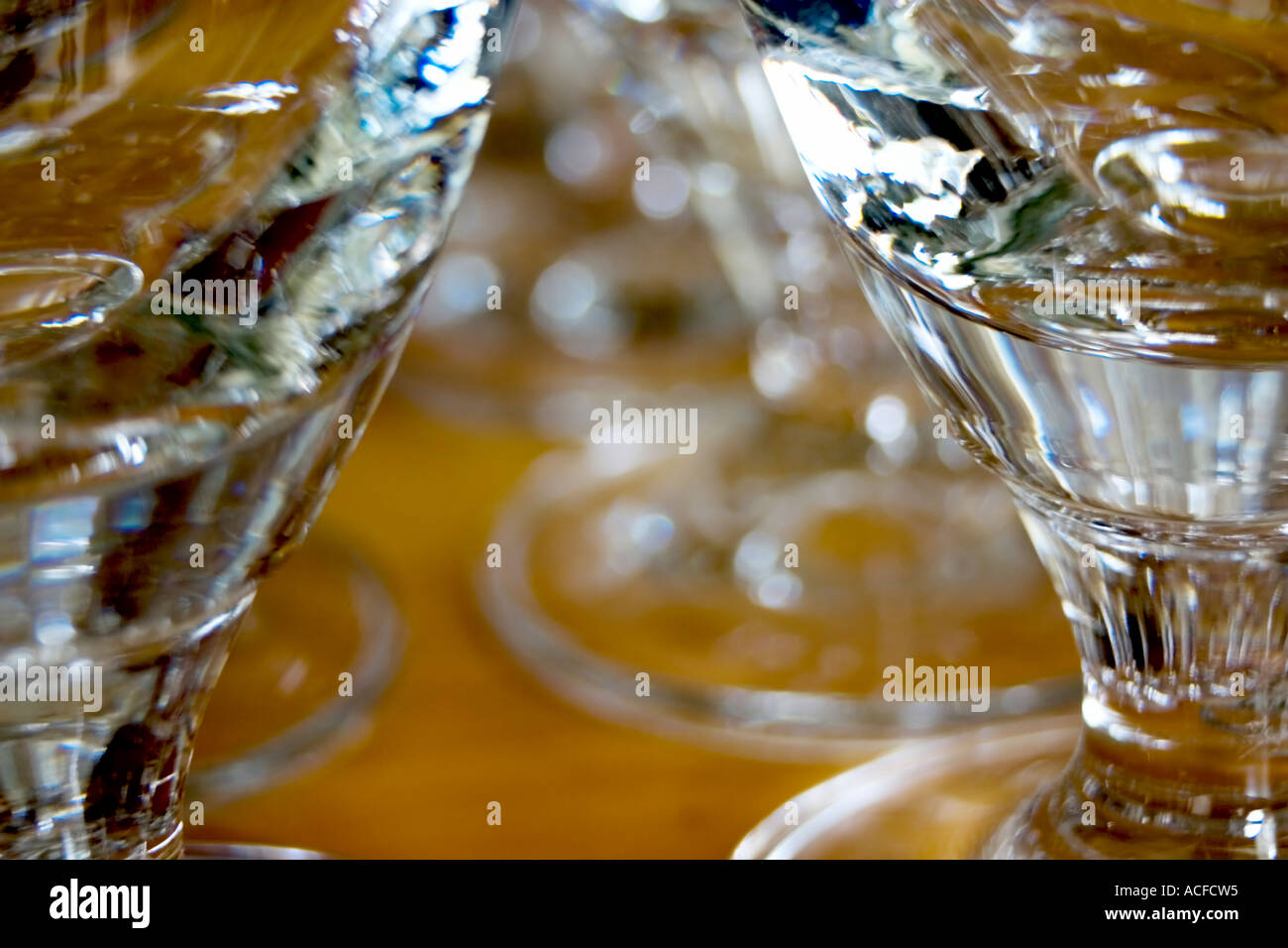 stem of an empty wineglass Stock Photo - Alamy