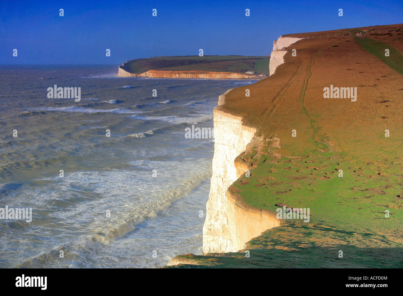 Seven sisters cliffs seaford head hi-res stock photography and images ...