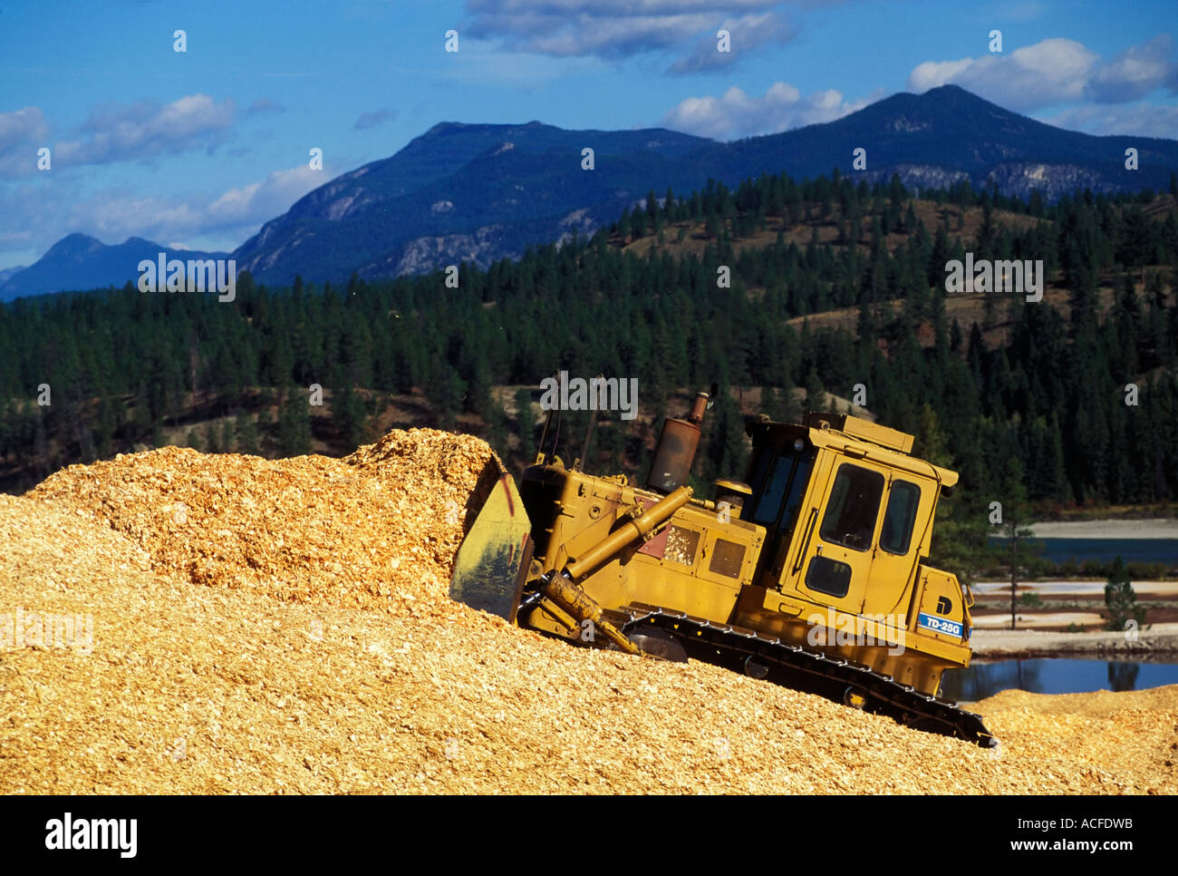 Woodchip Piles High Resolution Stock Photography and Images - Alamy