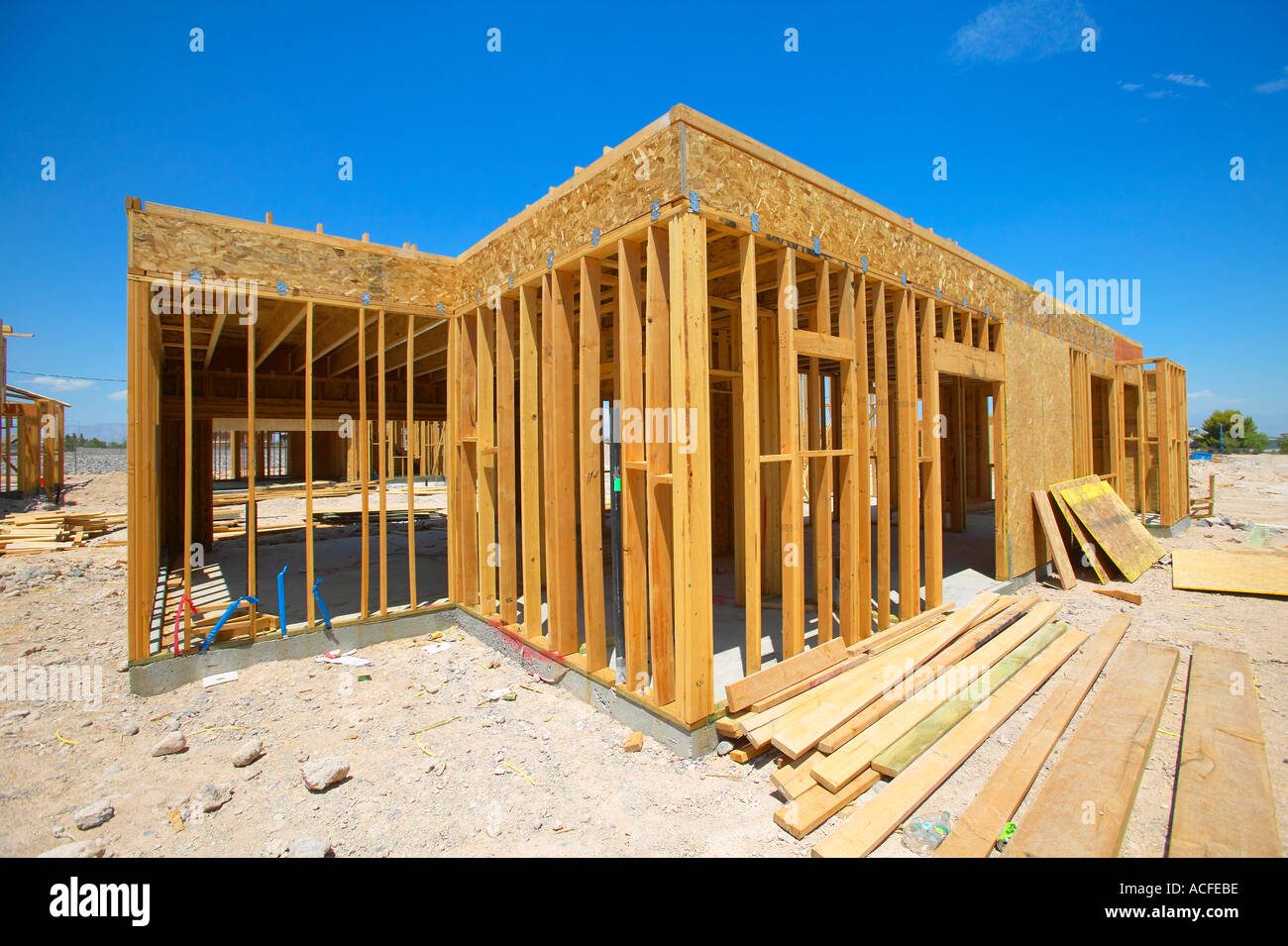 Home Under Construction Stock Photo - Alamy