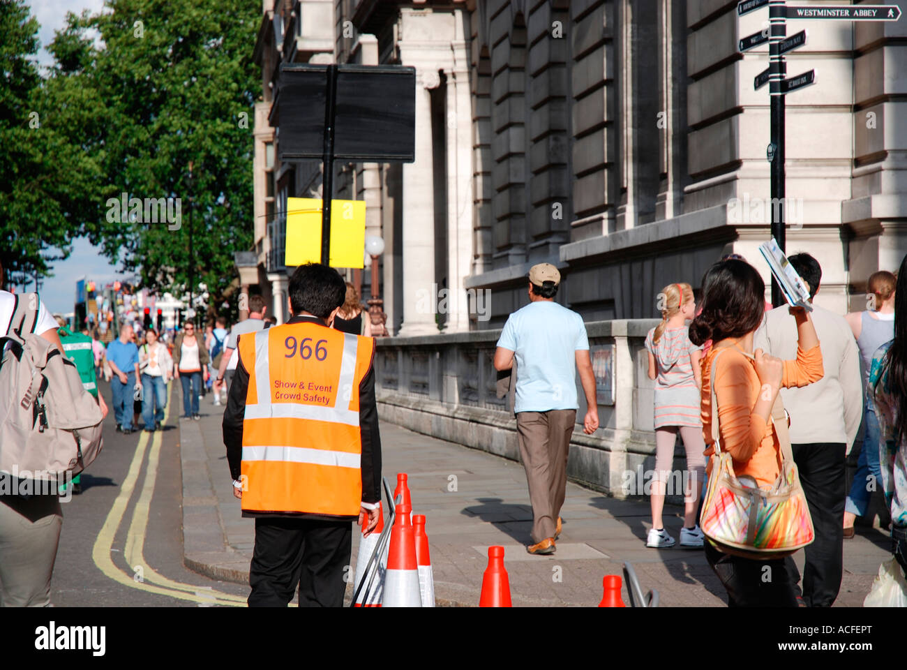 Safety marshal hi-res stock photography and images - Alamy